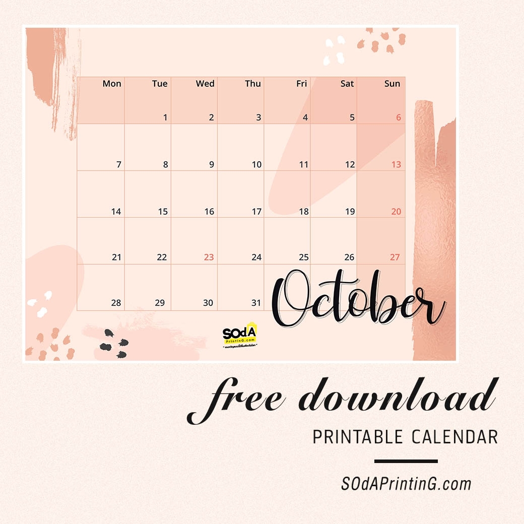 Hello October “Download our October calendar now and start planning for ...