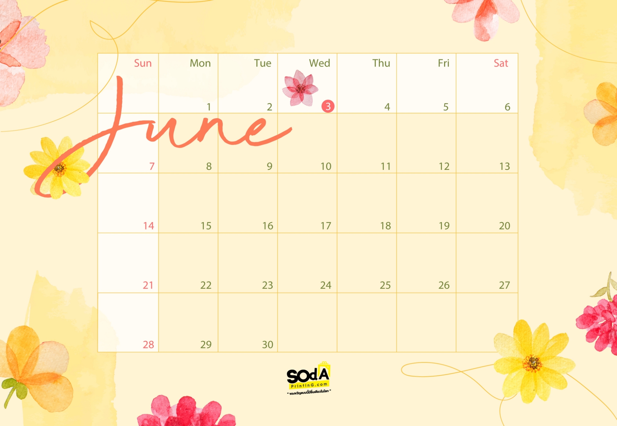 Hello June! “Download our June calendar now and start planning for a ...